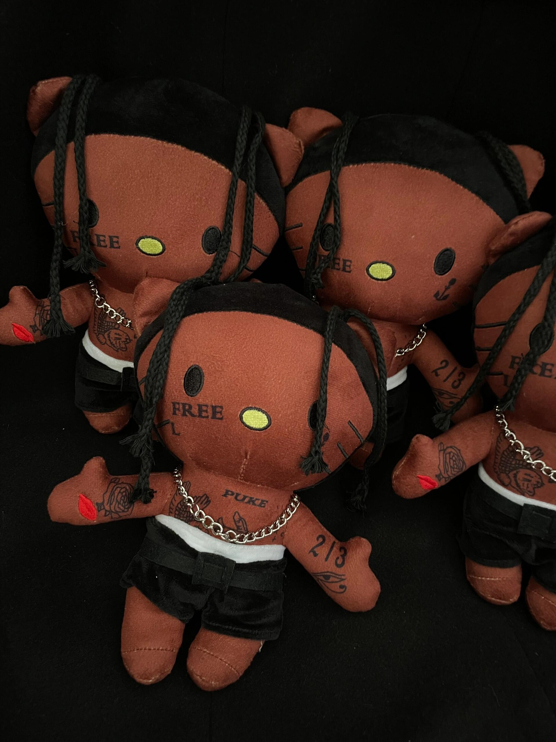 Hello Kitty x Travis Scott Funny Plush Toys Creative Gift – jellykawaii